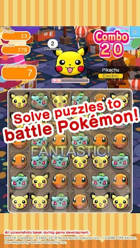 Free game Pokémon Shuffle Mobile download - Puro Pagodao
